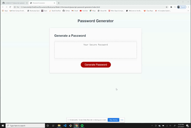 GitHub - emilyfern121/javascript-password-generator