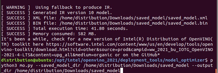 Error in converting a tensorflow model to OpenVINO IR · Issue #8540 · openvinotoolkit/openvino ...