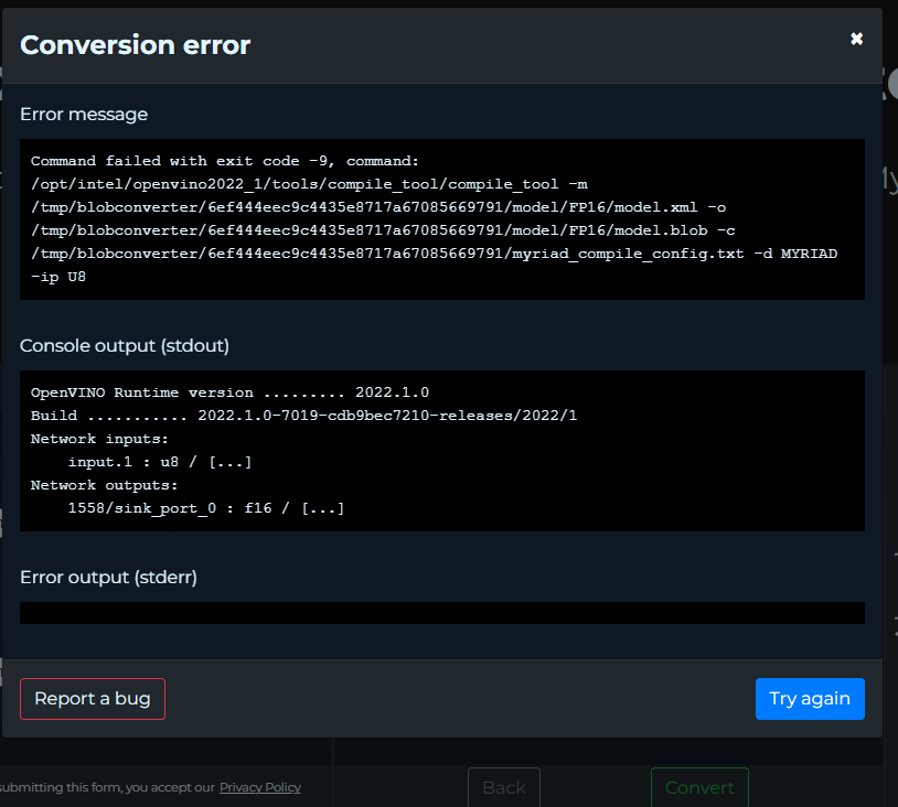 [Bug] Can't convert segformer ONNX Model to Blob Files · Issue #14453 · openvinotoolkit/openvino ...