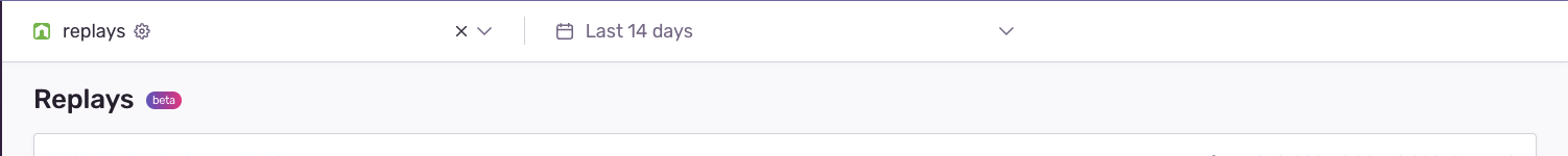 Replace "global header" with new filter components on Replay Index · Issue #33270 · getsentry ...