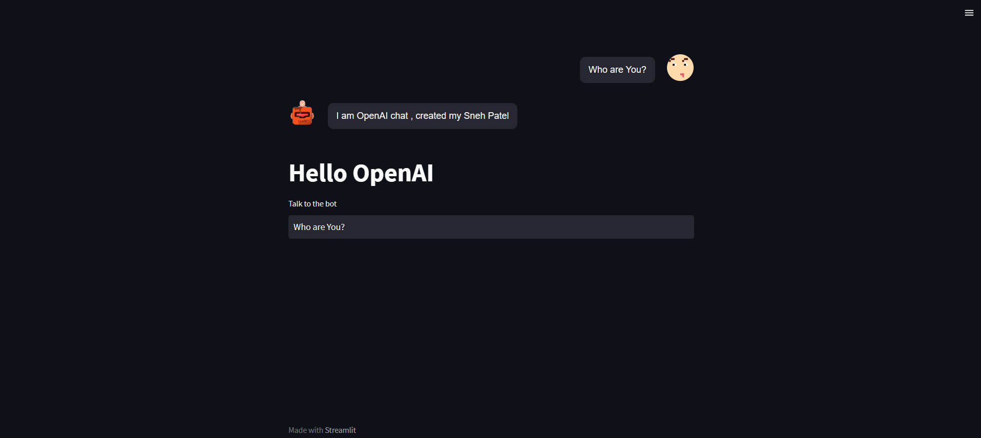 GitHub - snehpatel1017/AI-Chatbot: This is the Ai Chatbot , which gives ...