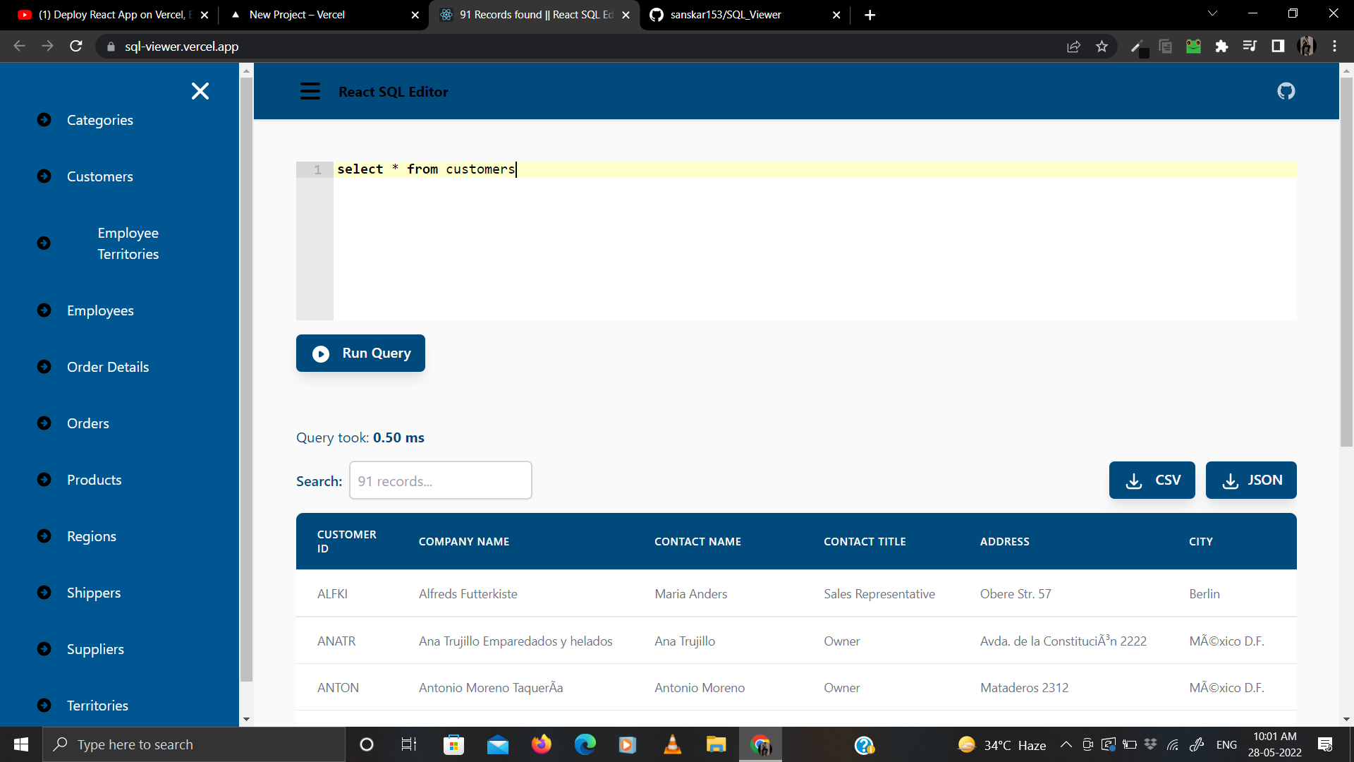 GitHub - sanskar153/SQL_Viewer