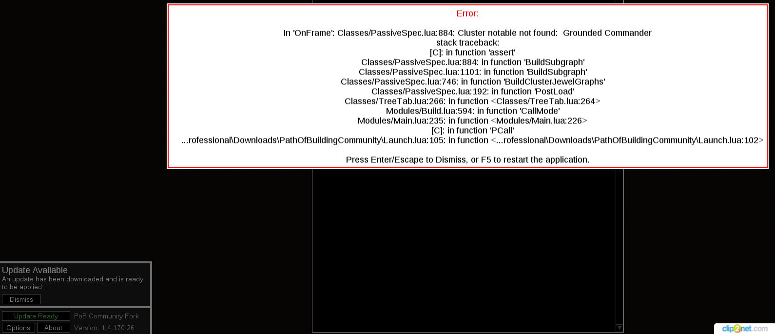 New cluster notables errors · Issue #2273 · PathOfBuildingCommunity/PathOfBuilding · GitHub