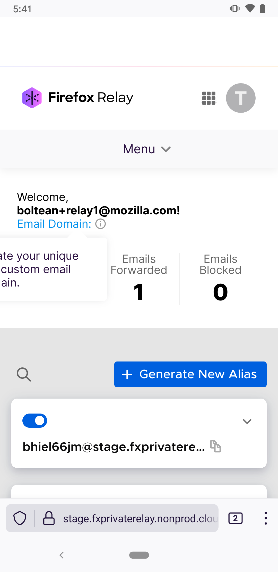 Tooltip not fully visible on mobile when a short domain is added as email domain · Issue #1020 ...