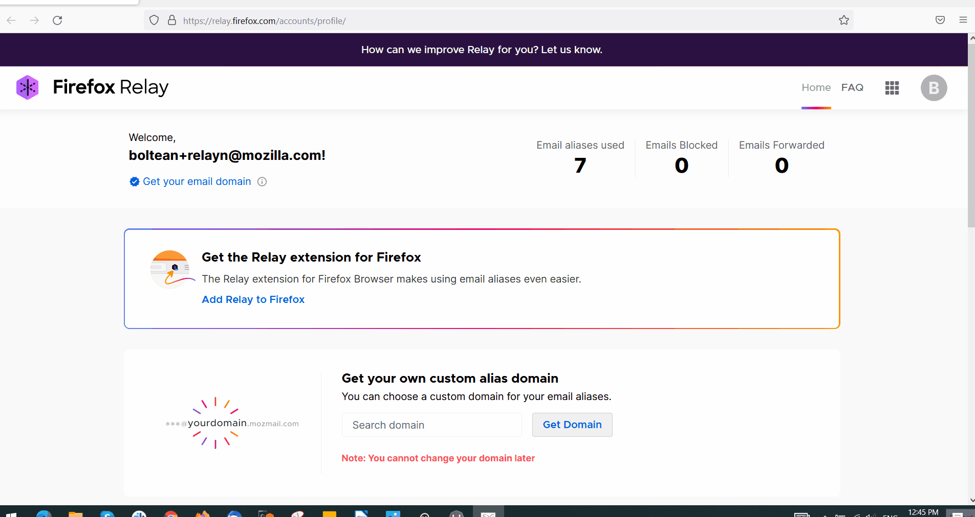 "Create your unique and custom email domain" tooltip is wrongly placed · Issue #1167 · mozilla ...