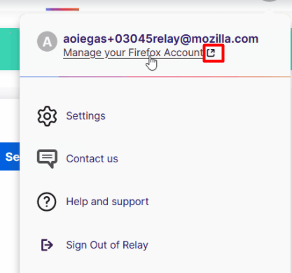 New tab icon not displayed anymore for "Manage your Firefox Account" link on Profile menu ...