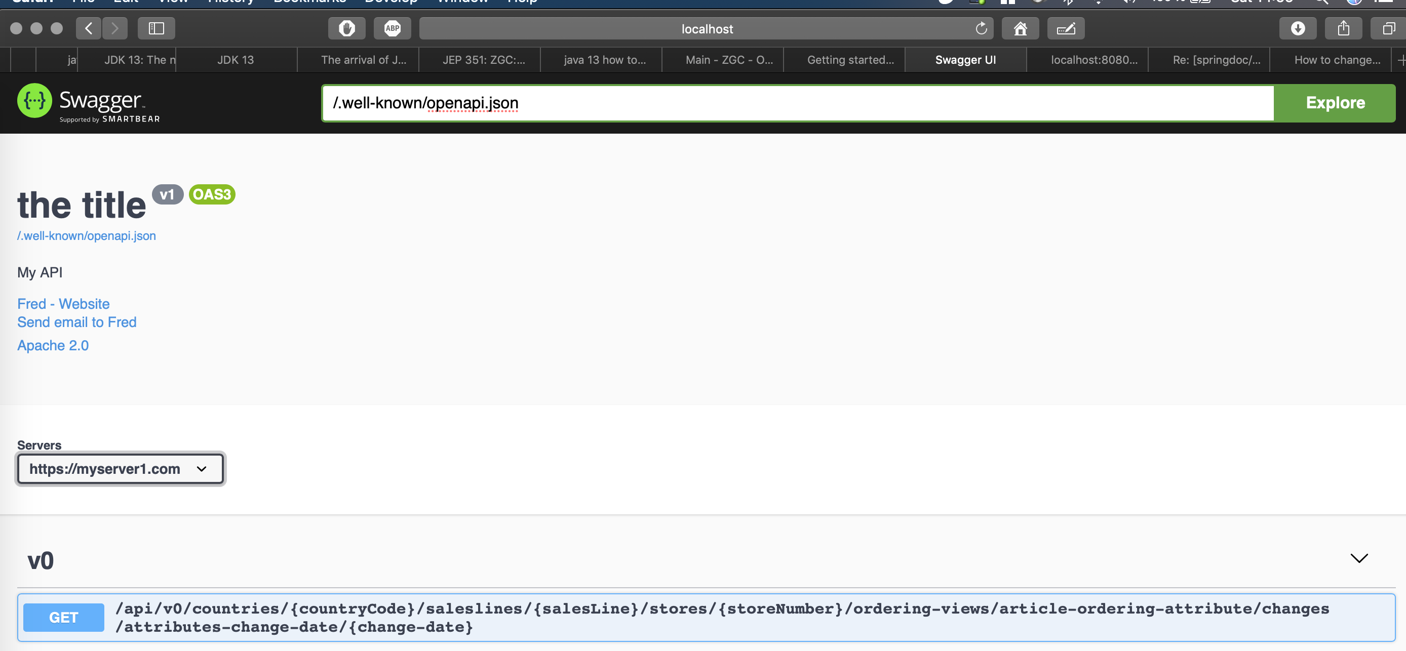 How to change the "generated Servers" dropdown values · Issue #89 · springdoc/springdoc-openapi ...