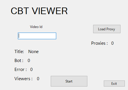 GitHub - puma0023/Youtube-ViewBot-Form: Youtube ViewBot made with Windows Form.