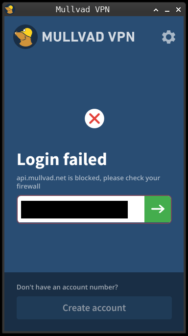 Cannot Login · Issue 4093 · Mullvadmullvadvpn App · Github
