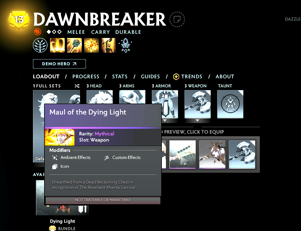 Dawn Breakers - "Dying Light" and "Starlorn Adjudicator" don't show up under Full Sets · Issue ...