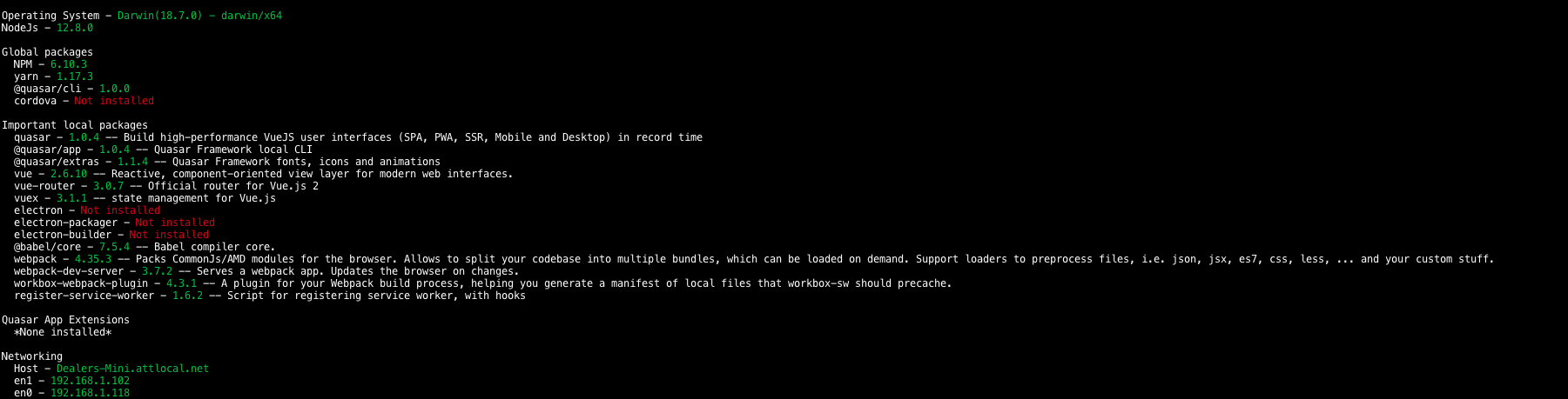 Dev Not Compiling · Issue 4844 · Quasarframework Quasar · Github