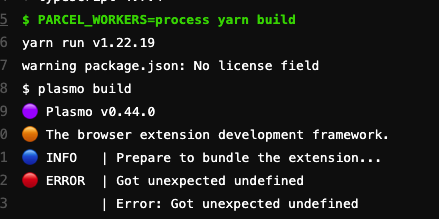 [BUG] Error: Got unexpected undefined, Gitlab CI, pnpm@6 · Issue #66 · PlasmoHQ/plasmo · GitHub
