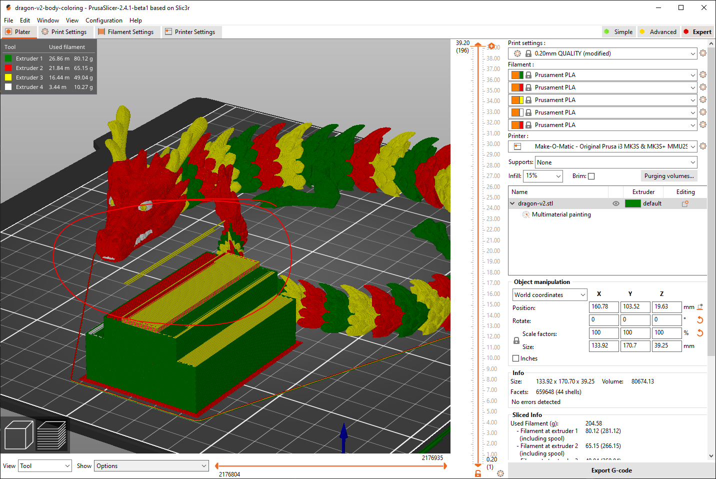 Slicer plans for extra tower wipe on painted MMU part · Issue #7913 · prusa3d/PrusaSlicer · GitHub