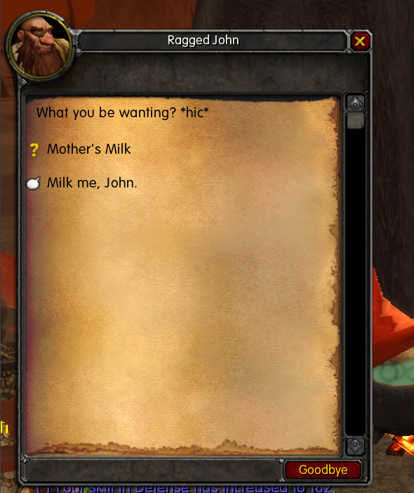 Mother's Milk Bug (Unable to complete the quest despite having the ...