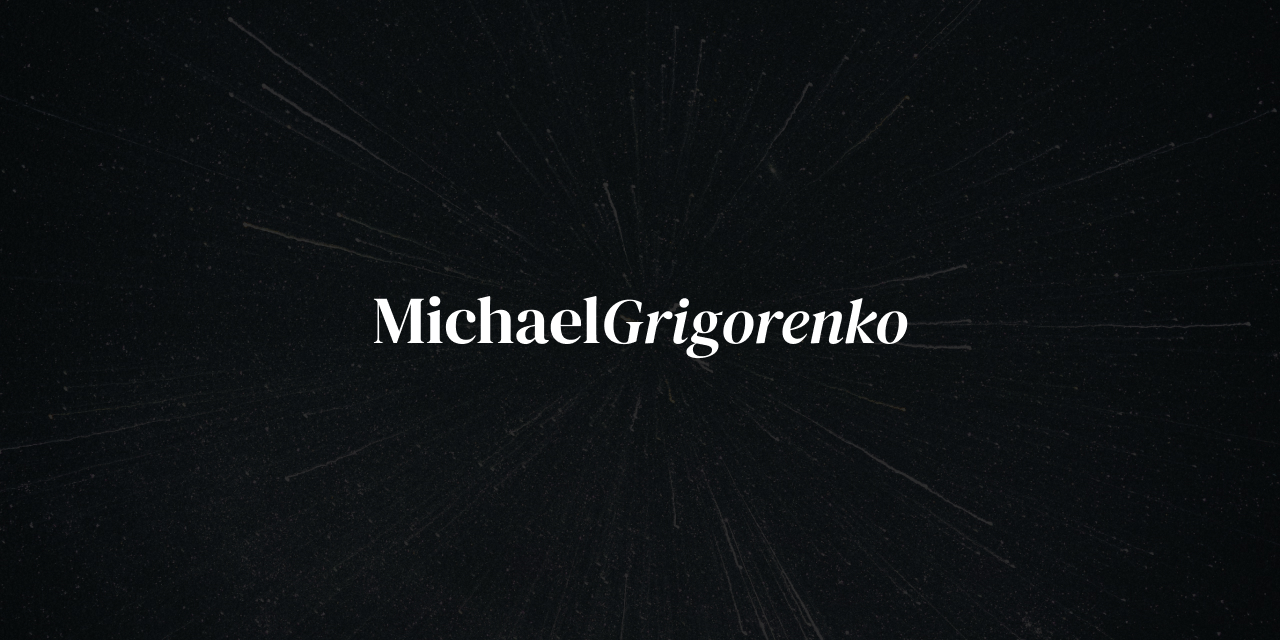 mgrigorenko (Michael Grigorenko) · GitHub