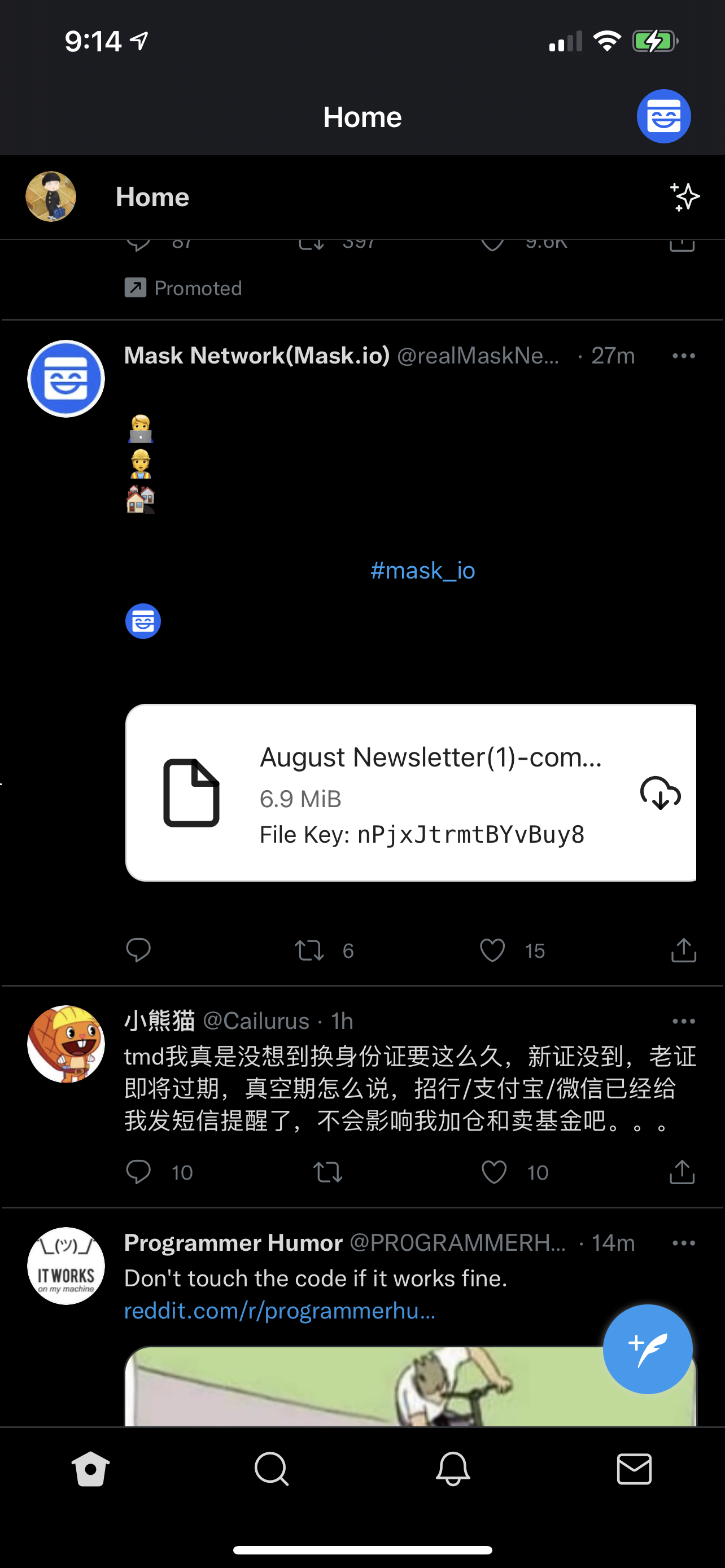 [Bug] In iOS dark mode, tweets' texts are invisible · Issue #4265 · DimensionDev/Maskbook · GitHub