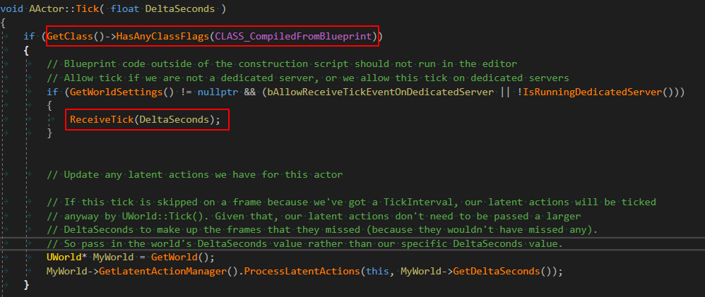 lua中重写的Actor的RecieveTick方法运行游戏时不会自动调用 · Issue #86 · Tencent/UnLua · GitHub