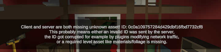 Unknown asset error when joining servers · Issue #3510 · SmartlyDressedGames/Unturned-3.x ...