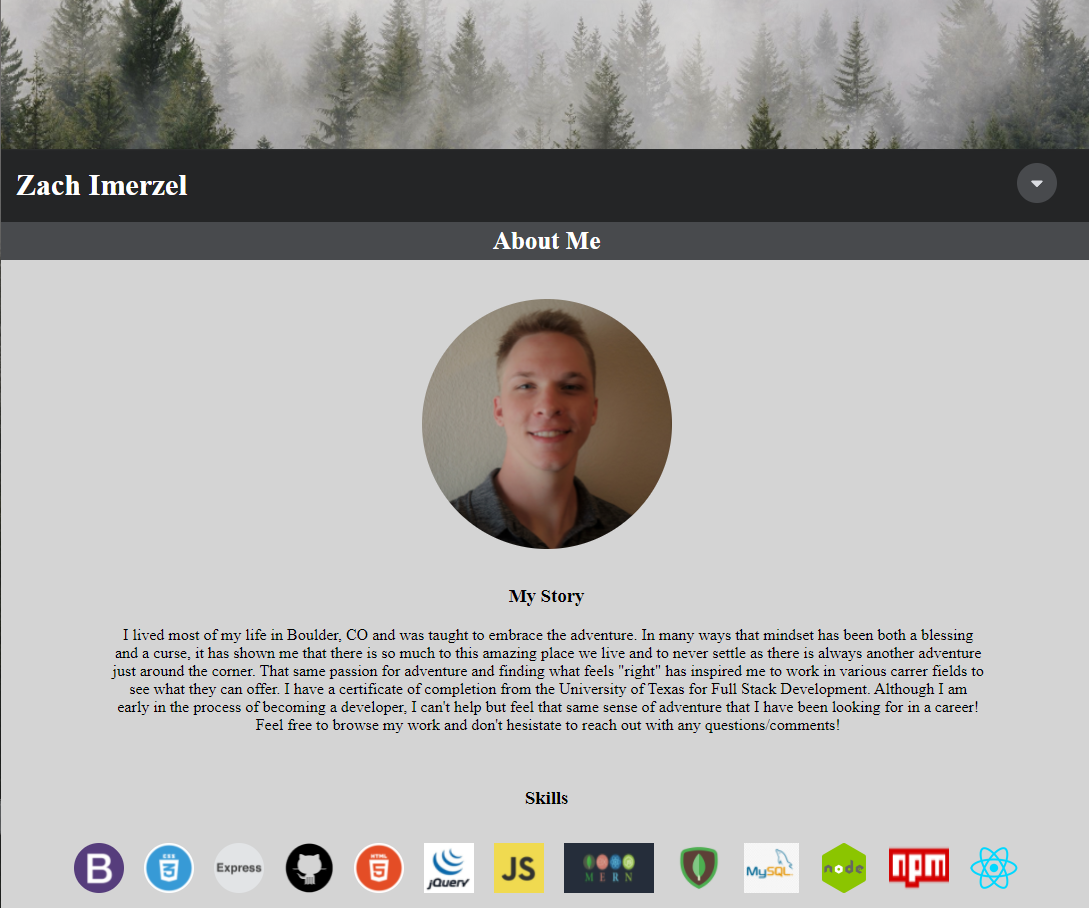 GitHub - Zimerzel/react-app-portfolio: Portfolio made with React.js