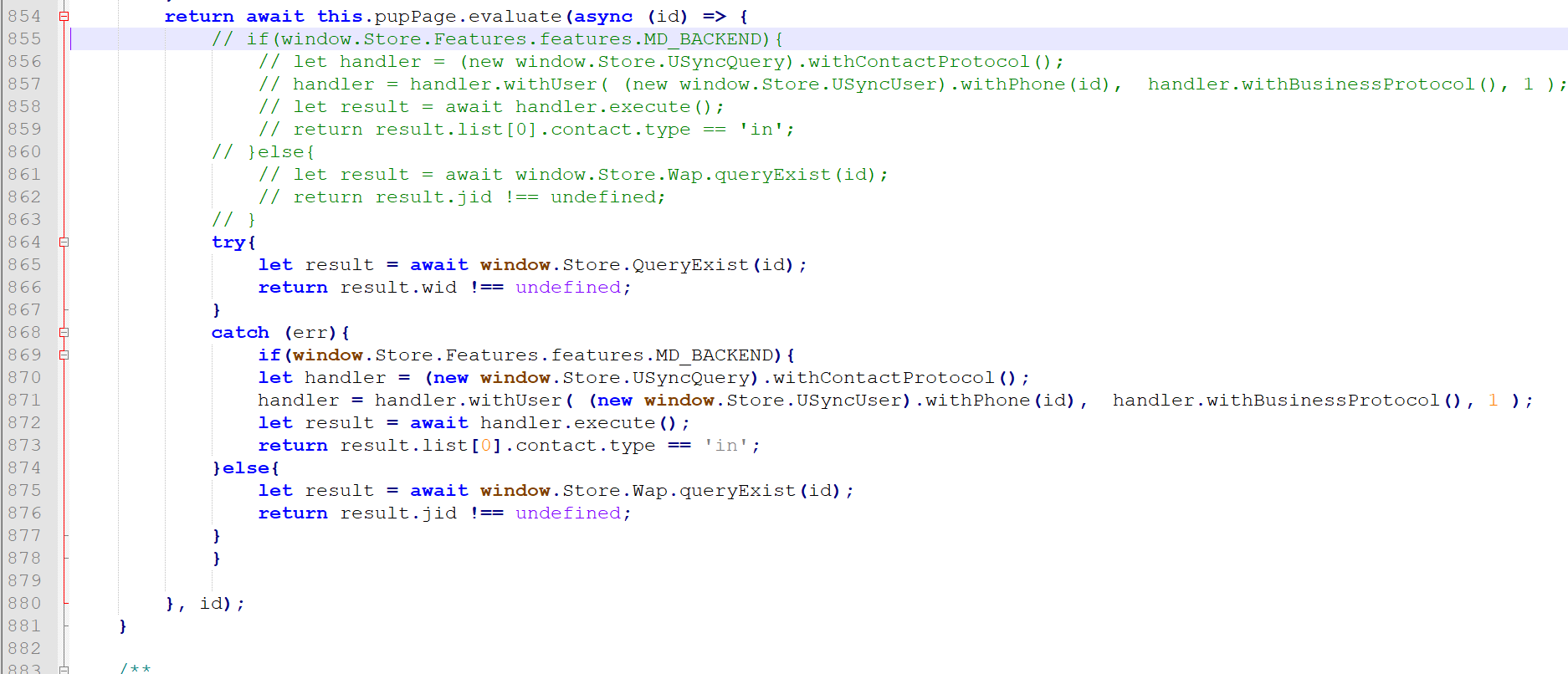 Bug Multiple Devices window.Store.USyncQuery is not a constructor ...