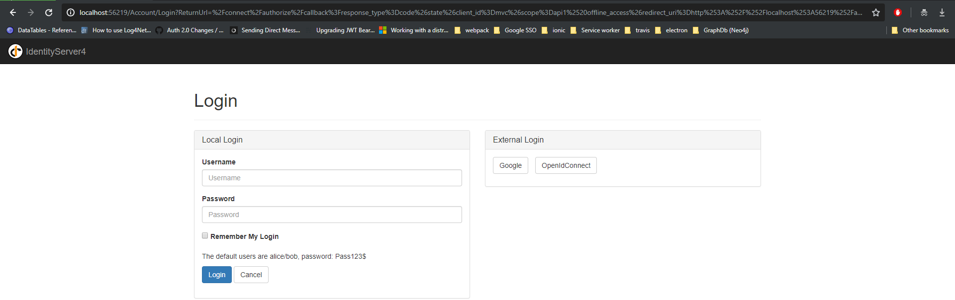 Identityserver4quickstartuiaspnetidentity Not Redirect After Login In Hybrid Mode · Issue