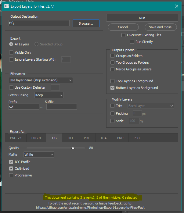 Doesn't Select Layers To Export · Issue #228 · antipalindrome/Photoshop-Export-Layers-to-Files ...