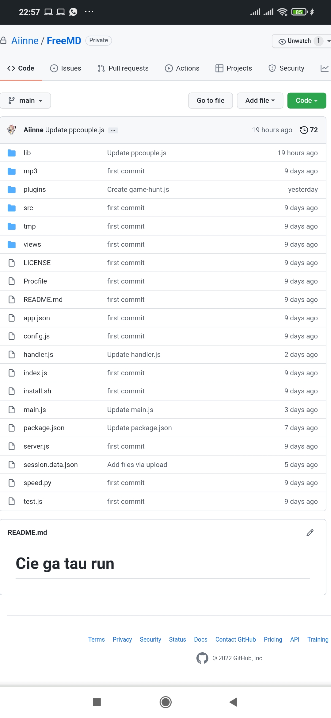 Update untuk fitur multi-device. · Issue #1059 · Nurutomo/wabot-aq · GitHub