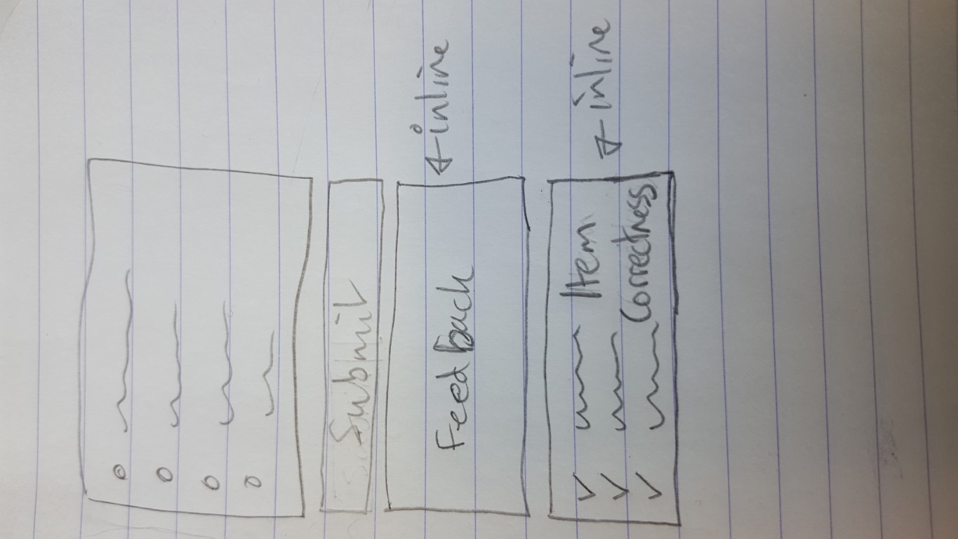 Question components - my answer/model answer button accessibility ...