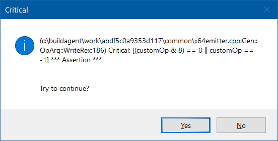 X64emmiter Issue On Windows 32 Bit Build · Issue 14048 · Hrydgardppsspp · Github 