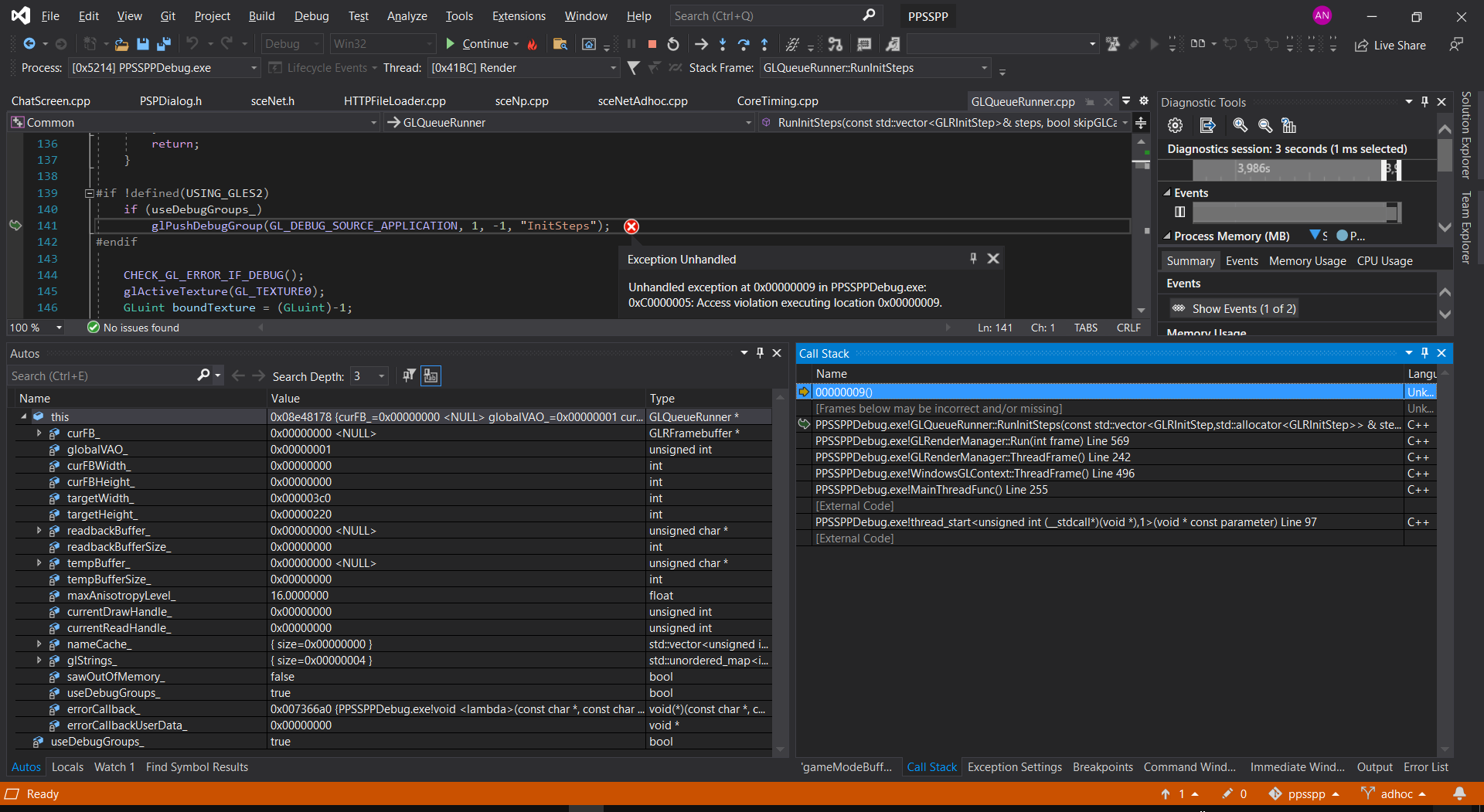 Windows Ppssppdebugexe 32bit Always Crashed When Using Opengl Renderer · Issue 14853 