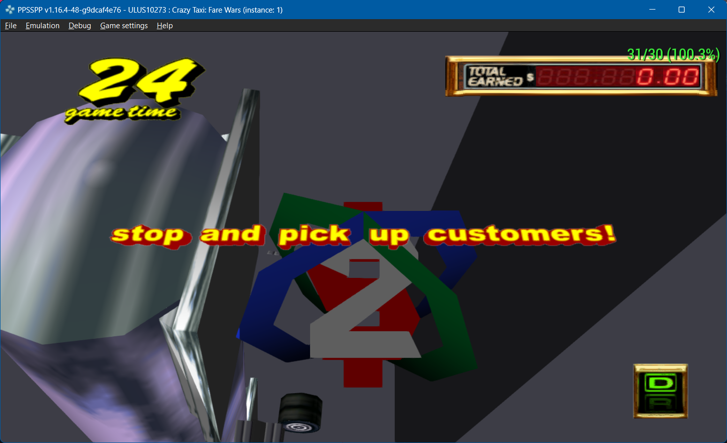 Crazy Taxi Fare Wars graphical glitches on IR Interpreter / JIT Using IR · Issue #18263 ...