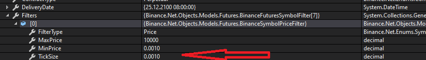 Cannot get TickSize from GetExchangeInfoAsync · Issue #1139 · JKorf/Binance.Net · GitHub