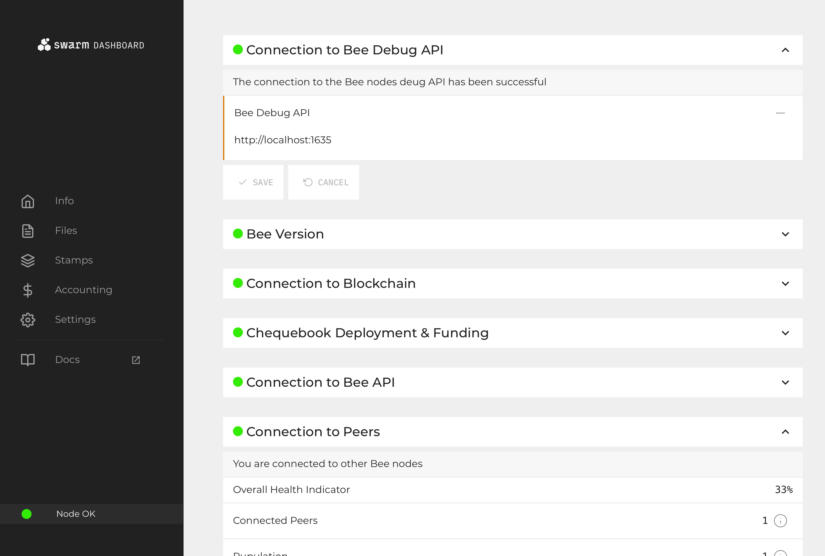 feat: status page redesign by vojtechsimetka · Pull Request #214 · ethersphere/bee-dashboard ...