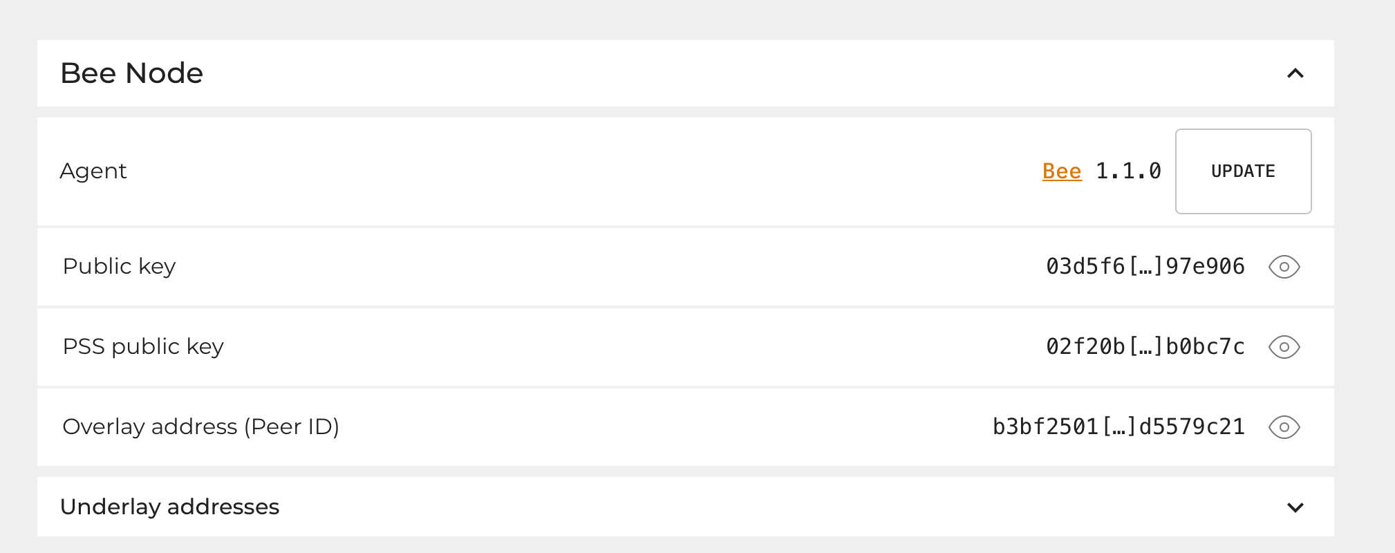 Fix the update button size · Issue #221 · ethersphere/bee-dashboard · GitHub