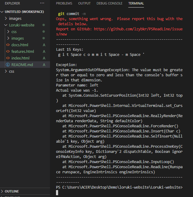 A Bug In Vscode When I Try To Commit Folder By This Why Git Commit