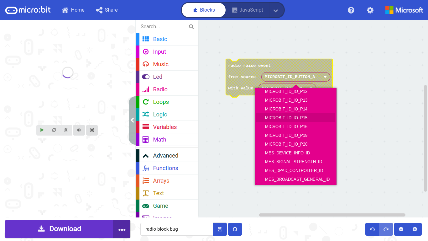 Minor Bug: scrolling · Issue #3961 · microsoft/pxt-microbit · GitHub