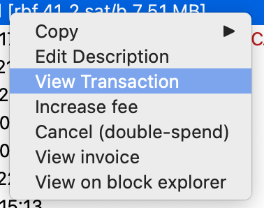 [BUG] Freeze when trying to increase fee (or "View transaction", transaction dialog, tx preview ...