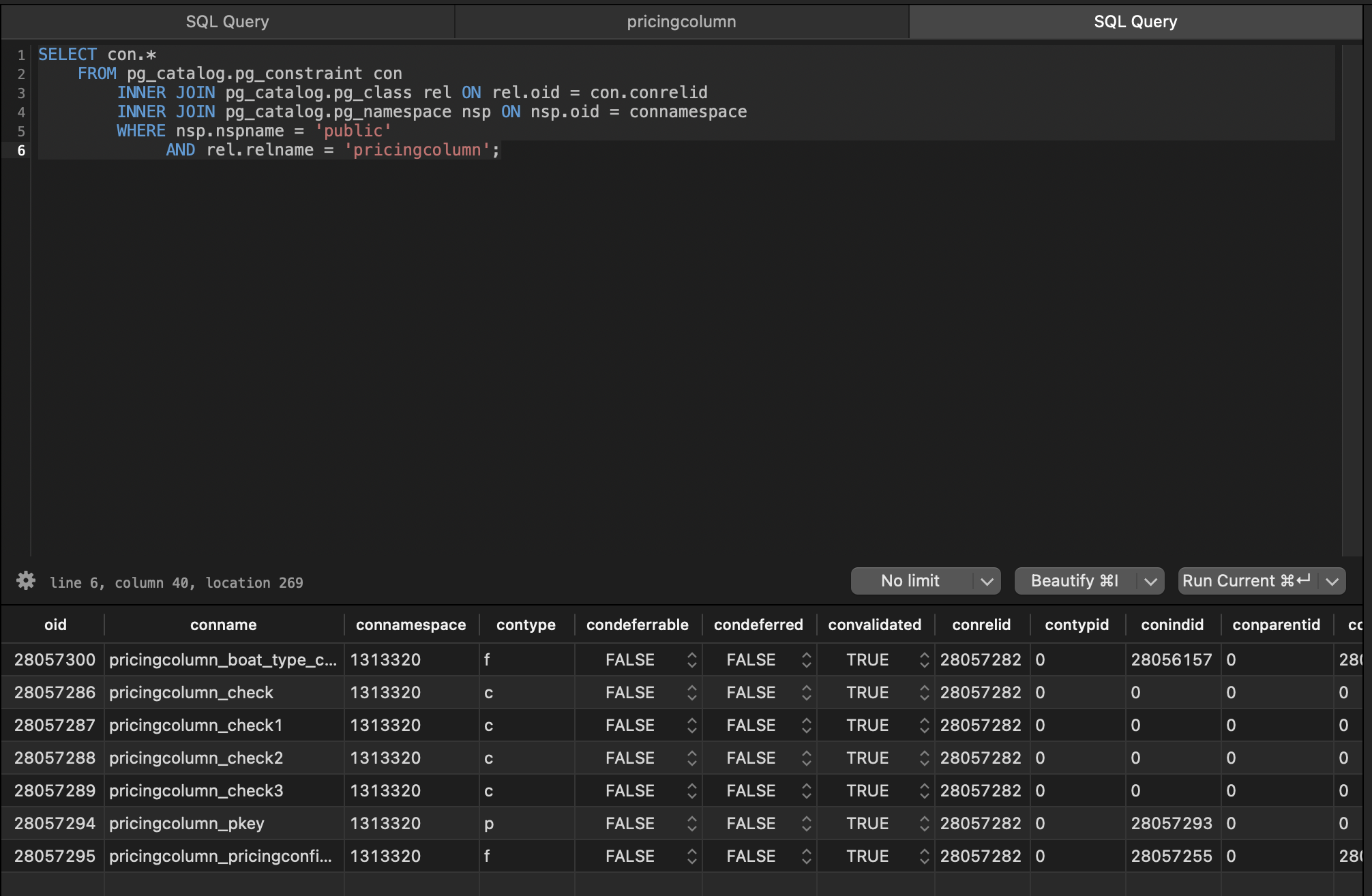 [BUG] Not showing constraints/check at all · Issue #2298 · TablePlus/TablePlus · GitHub