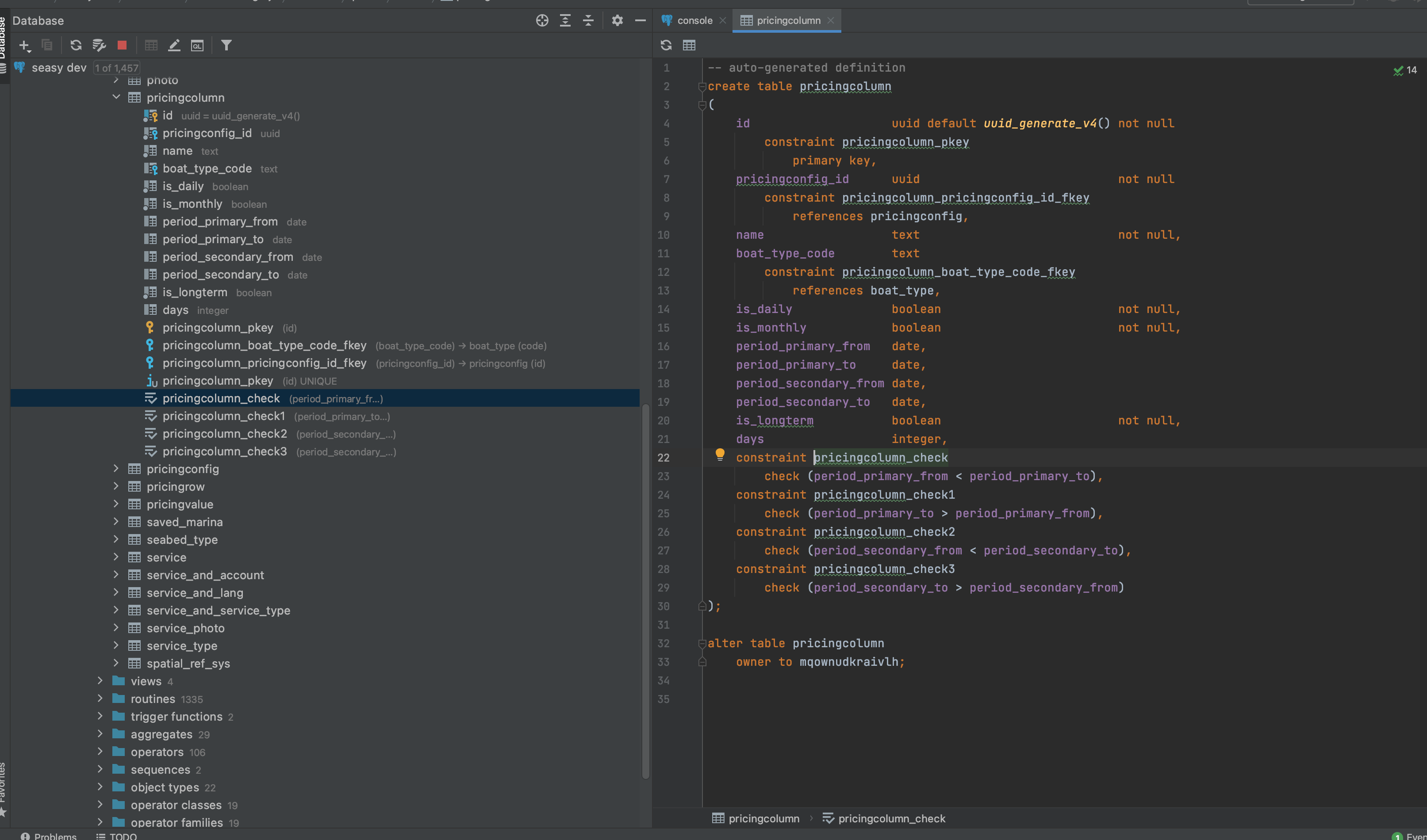 [BUG] Not showing constraints/check at all · Issue #2298 · TablePlus/TablePlus · GitHub