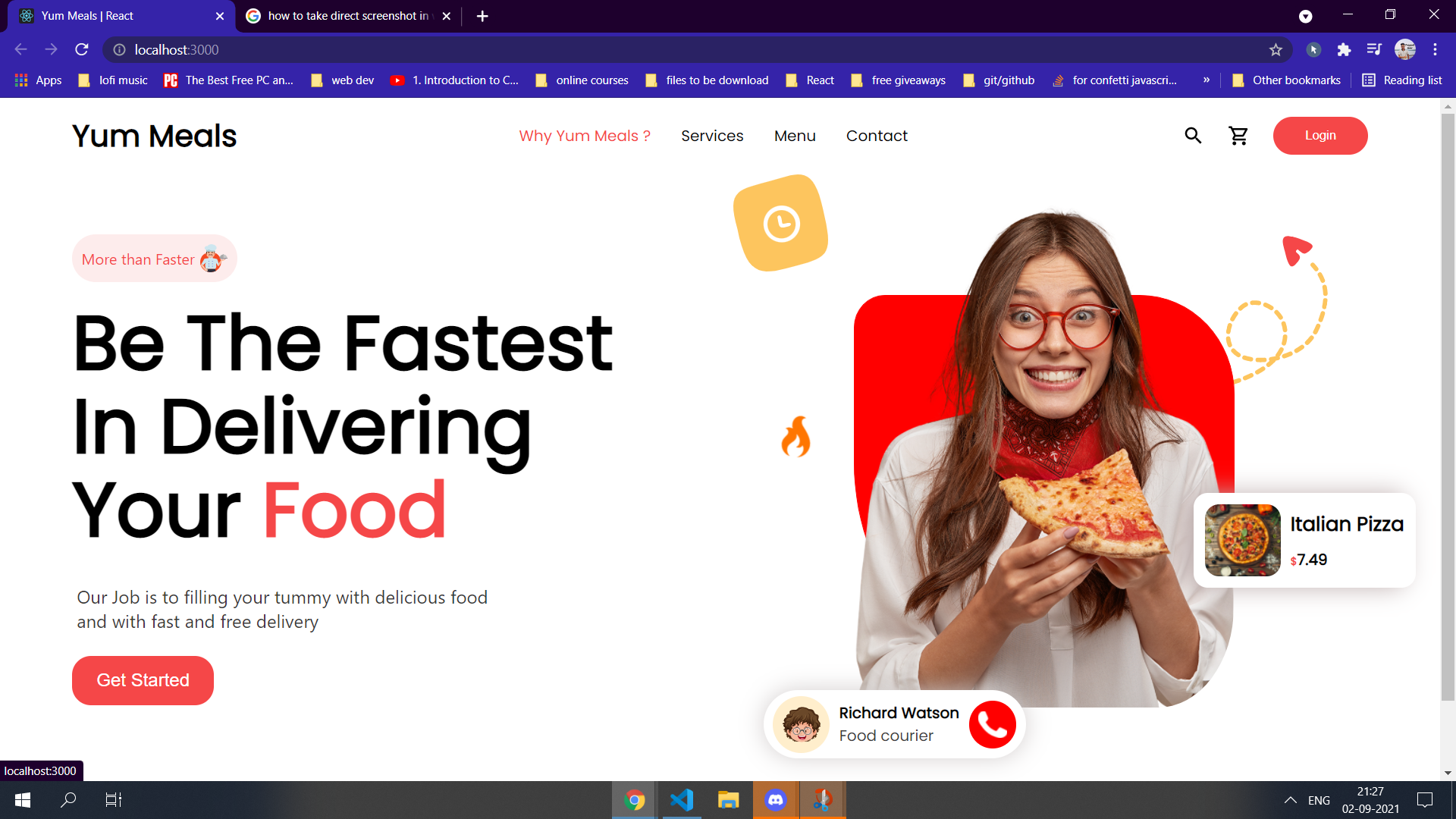 GitHub - priyank003/Yum_Meals-app: Yum Meals Food delivery app built using React