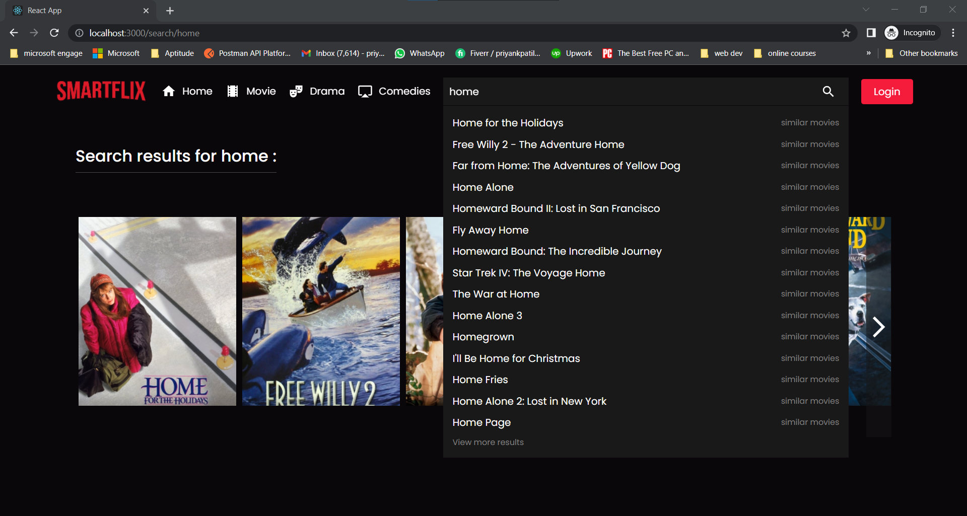 GitHub - priyank003/Smartflix: A web streaming app with smart movie recommendation system for being
