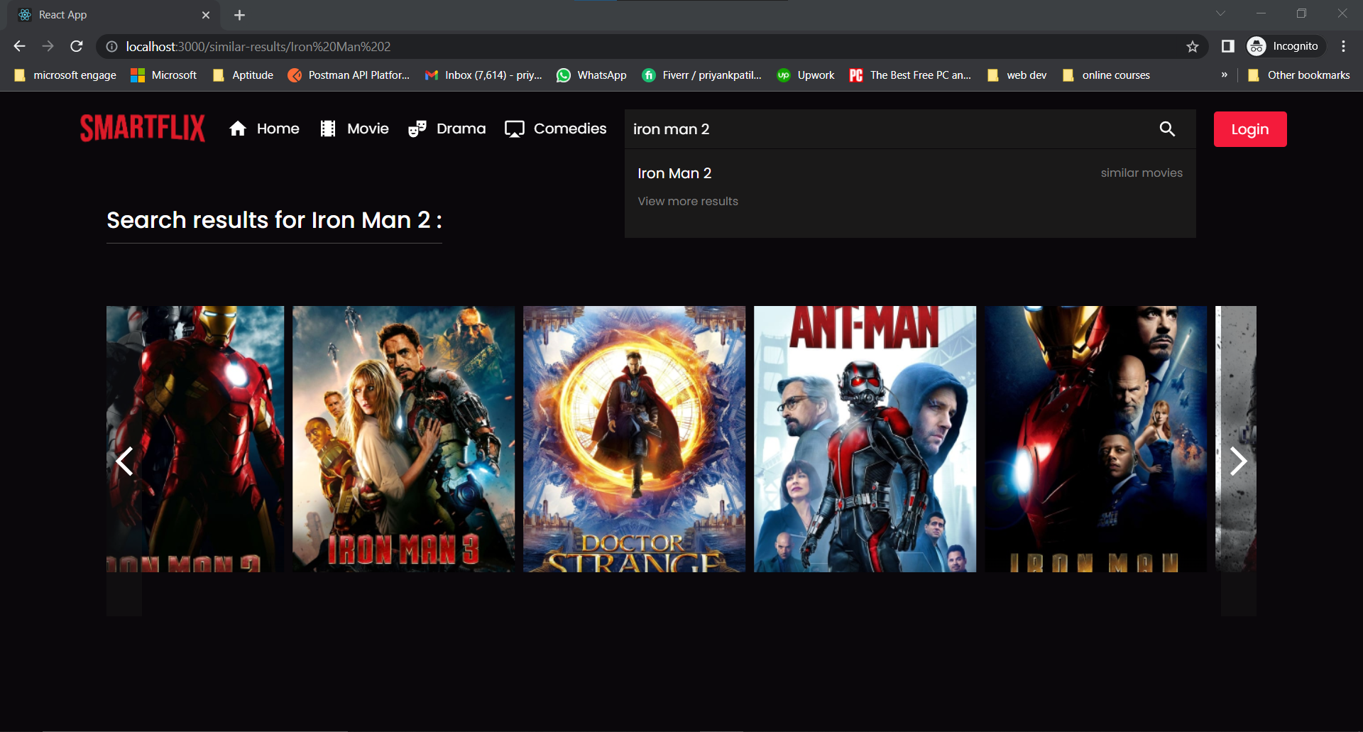 GitHub - priyank003/Smartflix: A web streaming app with smart movie ...