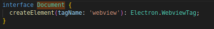 [Feature Request]: Export WebviewTag from electron.d.ts for typescript usages · Issue #208 ...