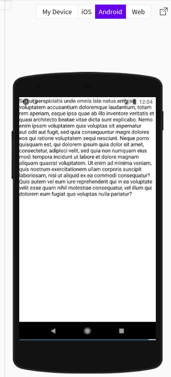 Characters in nested Text seem to behave differently between native and web · Issue #1714 ...
