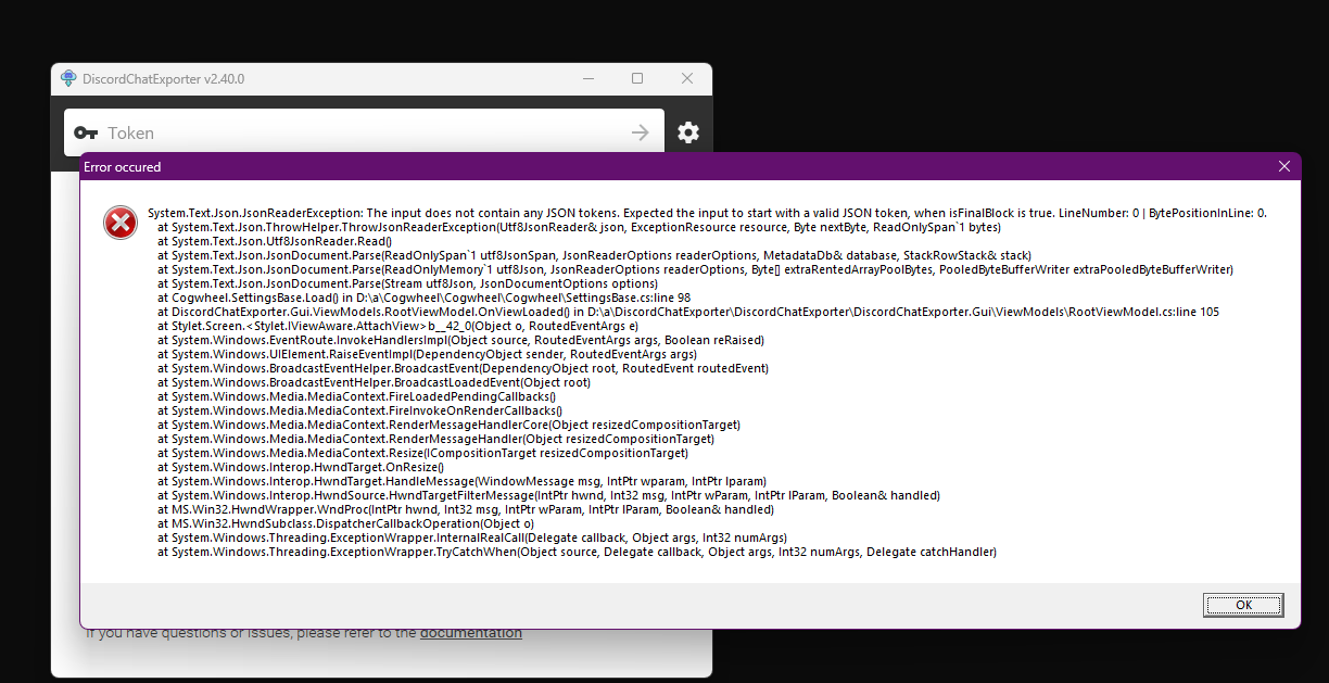 [Bug]: DiscordChatExporter empty persist file causes crash · Issue #11492 · ScoopInstaller ...