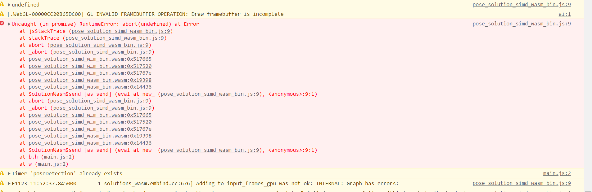 Browser hangs during model loading · Issue #1918 · google-ai-edge/mediapipe · GitHub