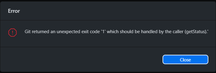 Showing Unexpected Code 1 When I Open Github Desktop · Issue 16036 · Desktopdesktop · Github 2707