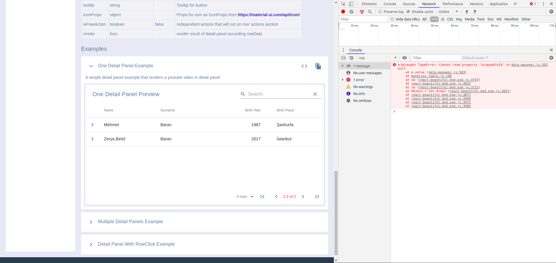 Uncaught TypeError: Cannot read property 'droppableId' of null · Issue #1118 · mbrn/material ...
