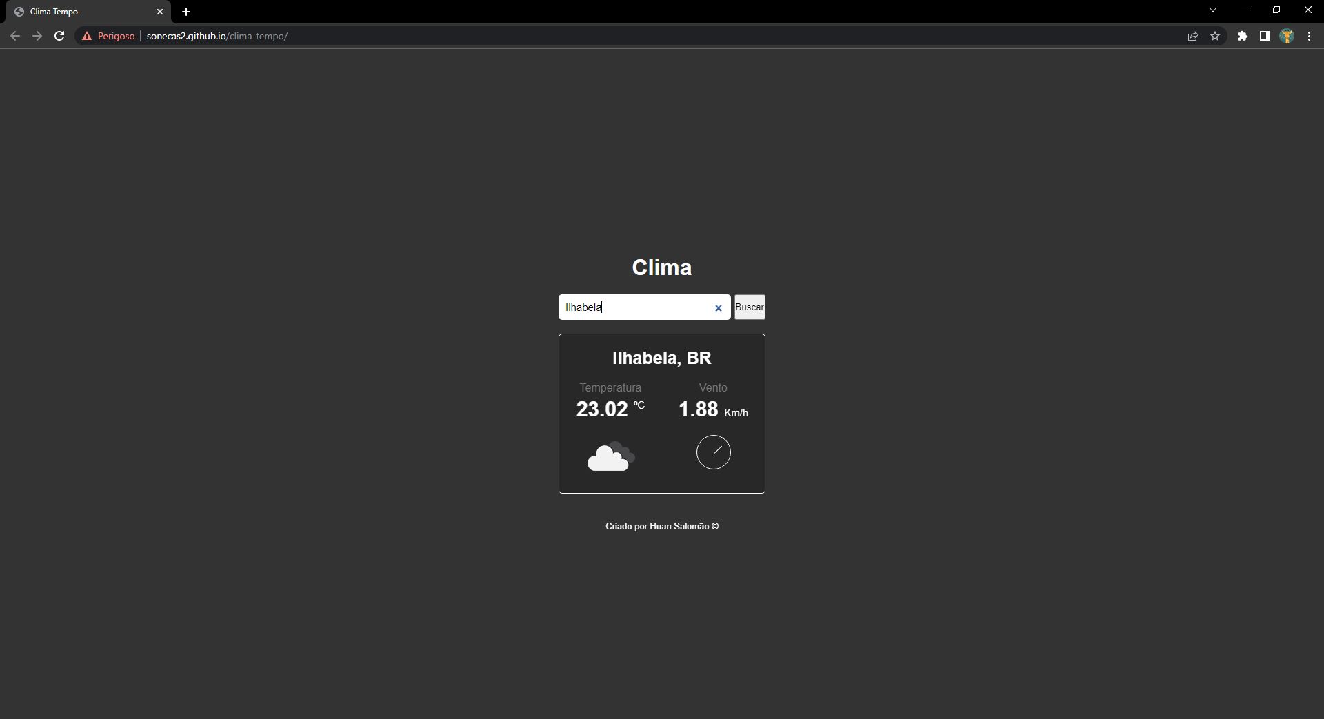 GitHub - neneca-lab/clima-tempo: ClimaTempo | Descubra em tempo real o clima de qualquer lugar ...