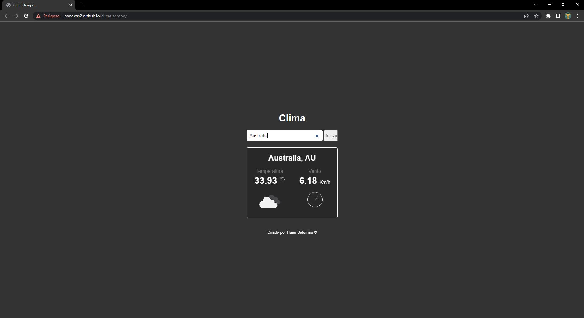 GitHub - neneca-lab/clima-tempo: ClimaTempo | Descubra em tempo real o clima de qualquer lugar ...